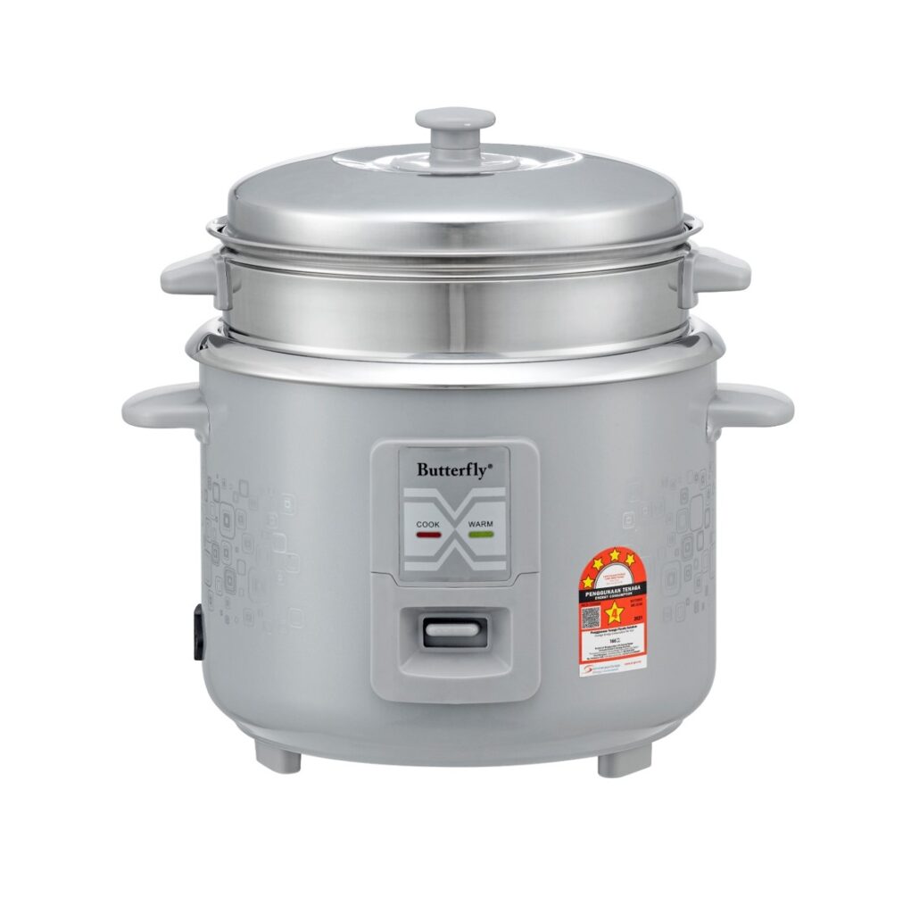 1.8L STAINLESS STEEL STRAIGHT RICE COOKER [BRC-SS180] – Butterfly1935
